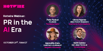 Hotwire Webinar: PR in the AI Era